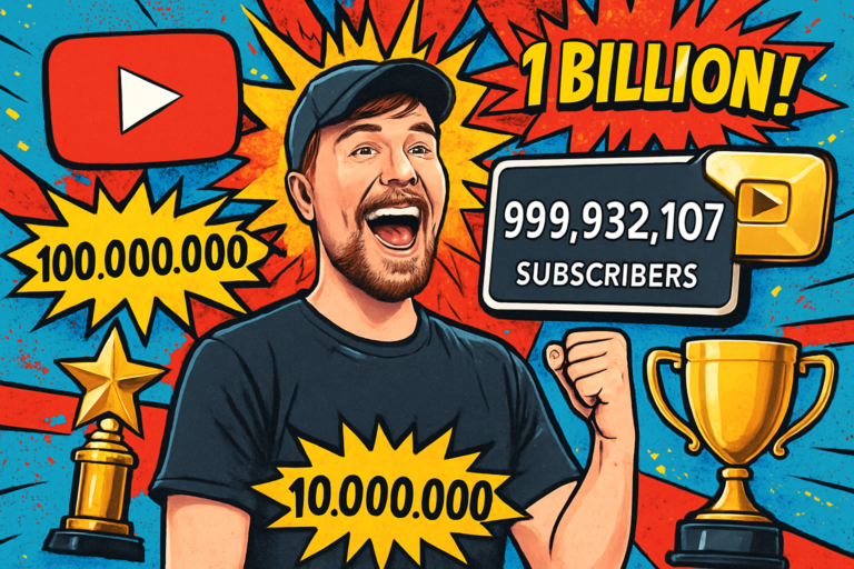 This Youtuber Set to Break YouTube Record as First Creator to Hit 1 ...